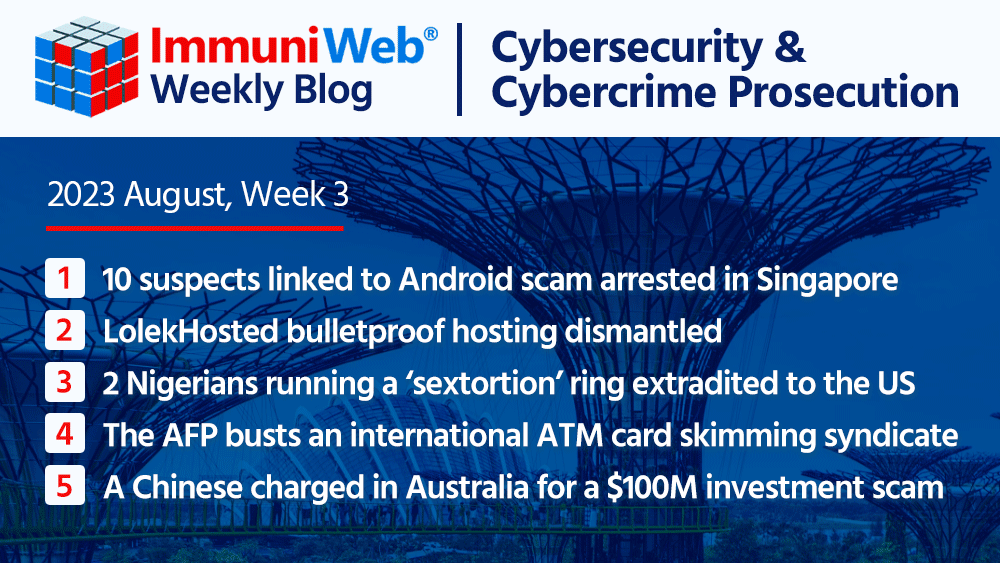 Singapore Police Arrested 10 Scammers Involved in a Fraud Targeting Android Users | Cybercrime ...