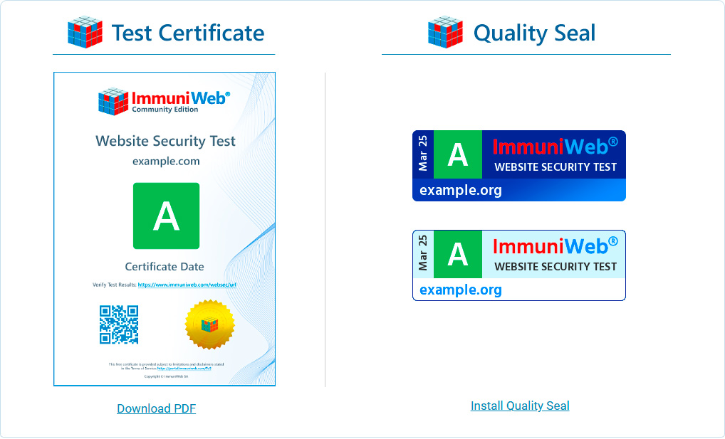 ImmuniWeb Launches Free Website Security and Privacy Certification Program ImmuniWeb Launches Free Website Security and Privacy Certification Program