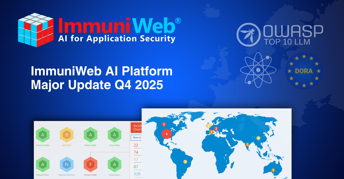 ImmuniWeb® AI Platform | Penetration Testing, Dark Web Monitoring ...