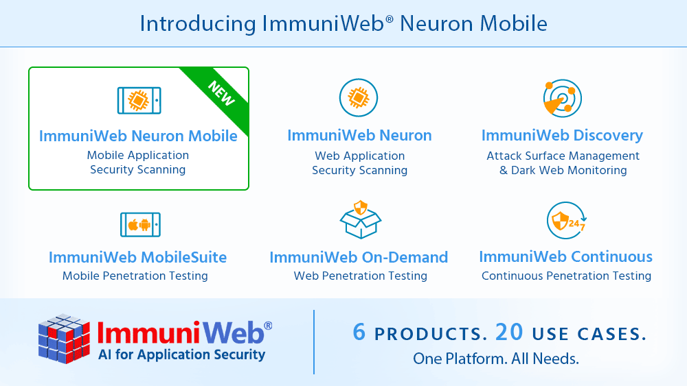 ImmuniWeb to Unveil Neuron Mobile ImmuniWeb to Unveil Neuron Mobile