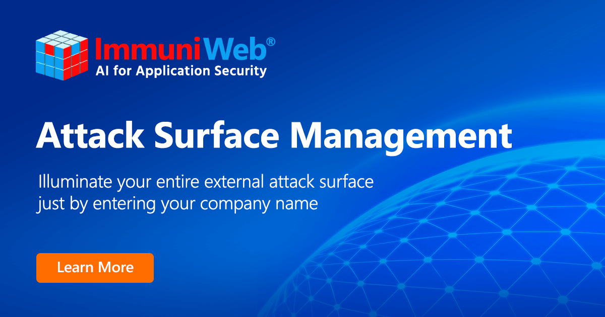 Attack Surface Management (ASM) Services | ImmuniWeb