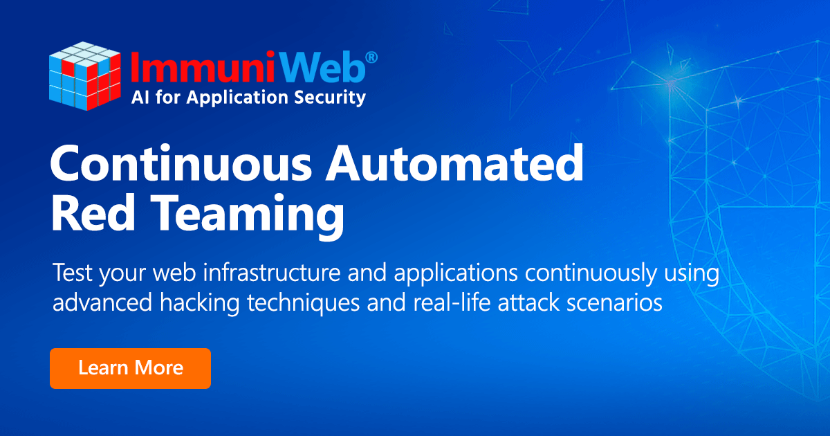 Continuous Automated Red Teaming: A Comprehensive Guide | ImmuniWeb