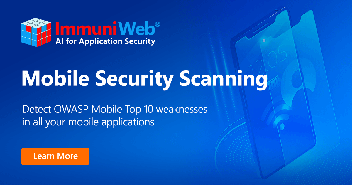 Mobile Security Scanning: A Comprehensive Guide | ImmuniWeb